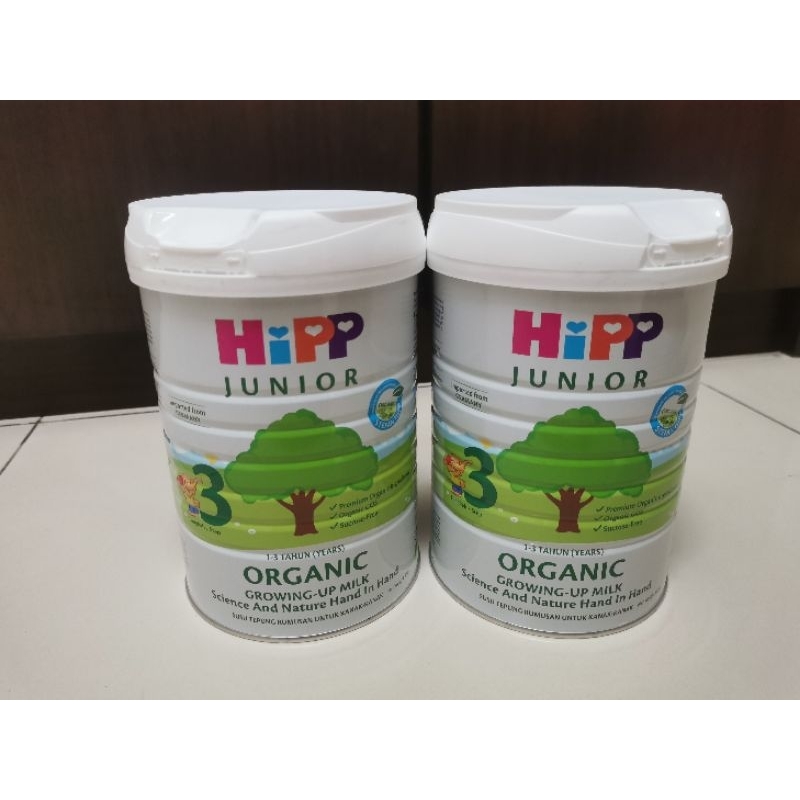 2 x Hipp Junior Organic Growing Up Milk STEP3 800G (1-3YEARS OLD ...