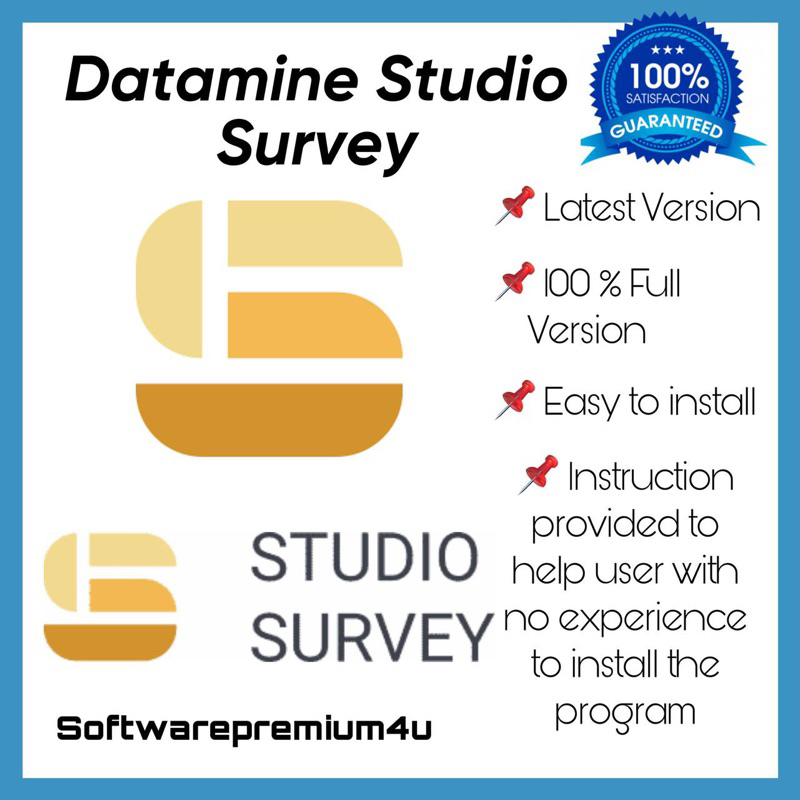 Datamine Studio Survey v2.0.10 (2023) 🔥【Latest】🔥 | Shopee Malaysia
