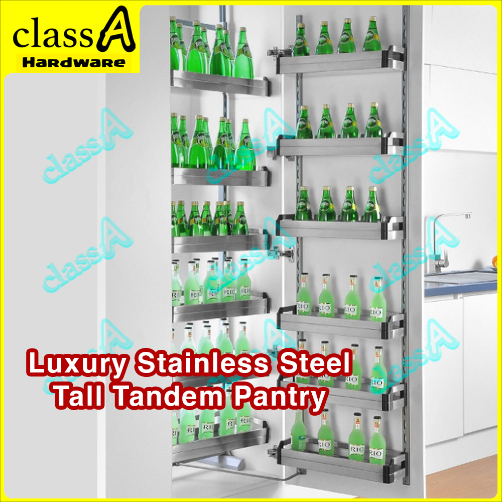 ClassAHW Luxury Stainless Steel Tall Tandem Basket 6 Layer PREMIUM ...