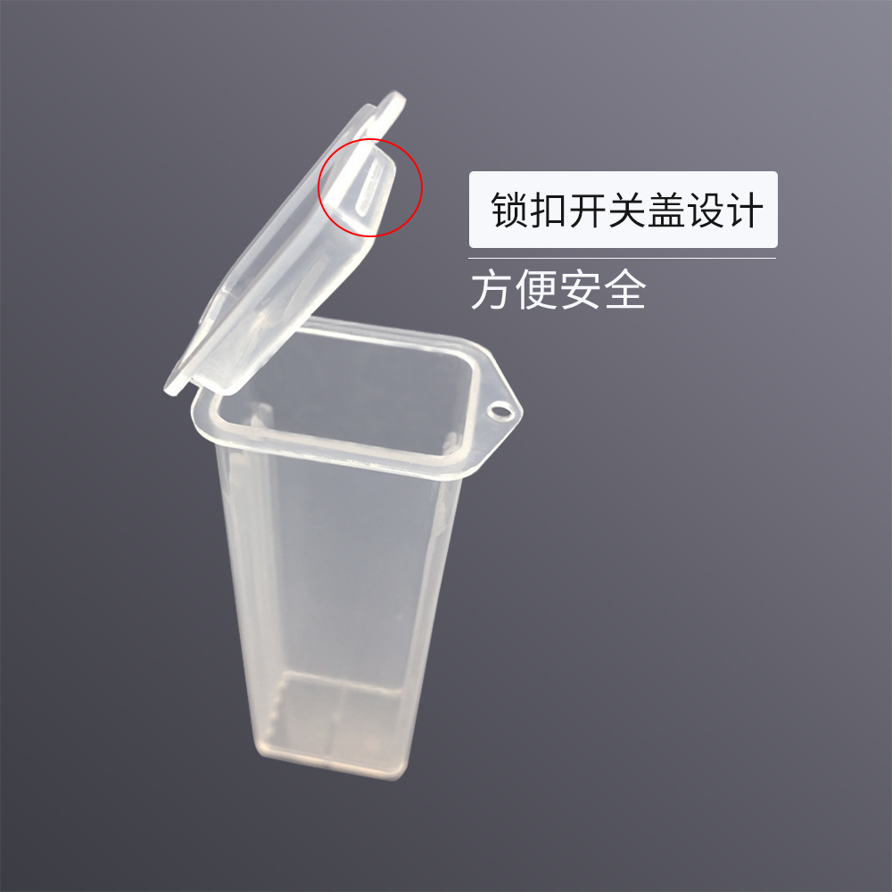 Biosharp ready stock plastic Microscope slide mailer 5 places 2 places storage box case ...