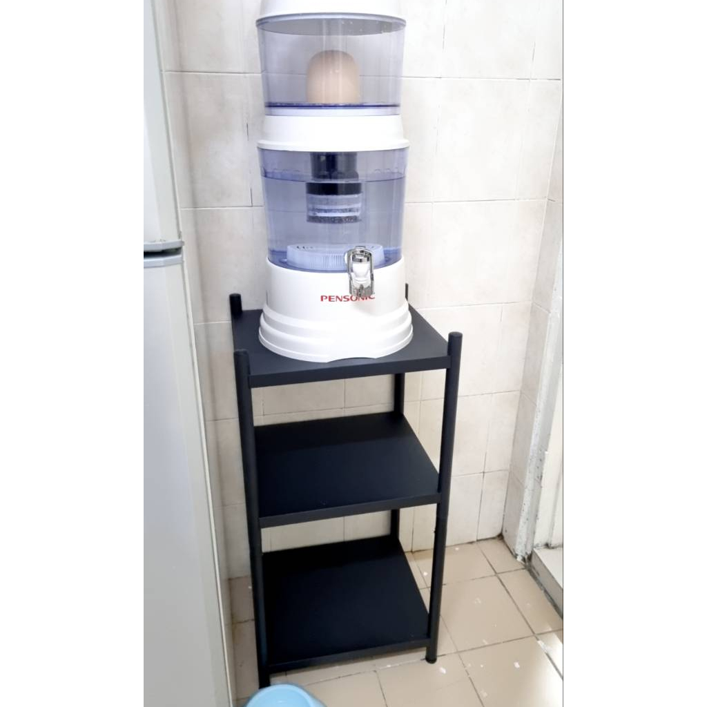 AWM 3 Layer Foldable Storage Rack Stand Coway Rack Home Tool Cart ...