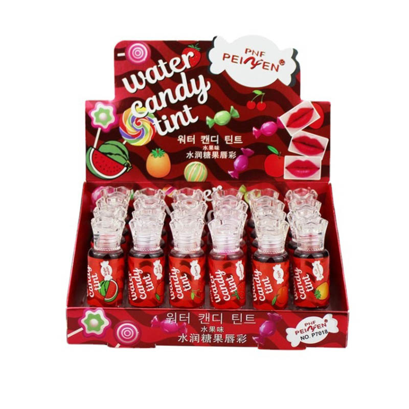 24pcs Candy Lip Tint Liquid Lipstick Moisturizing Hydrating Non-sticky ...