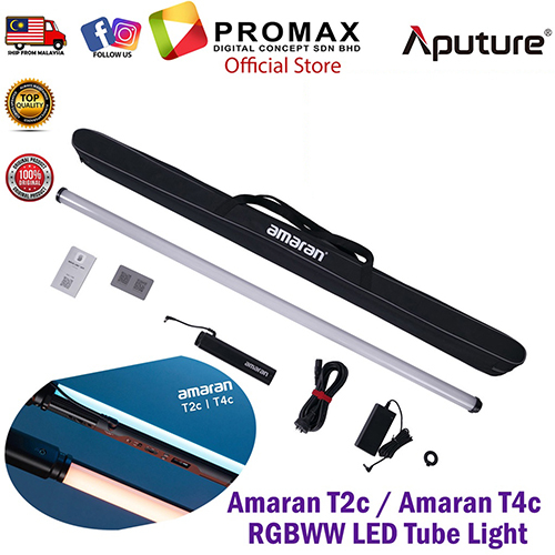 New Arrive!! Aputure amaran T2c / T4c RGBWW LED Tube Light | Shopee ...
