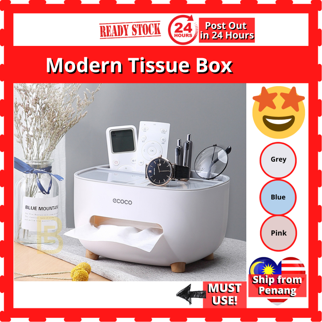 BEBETTER Ecoco Tissue Organiser / Tissue Holder / Tissue Box with ...