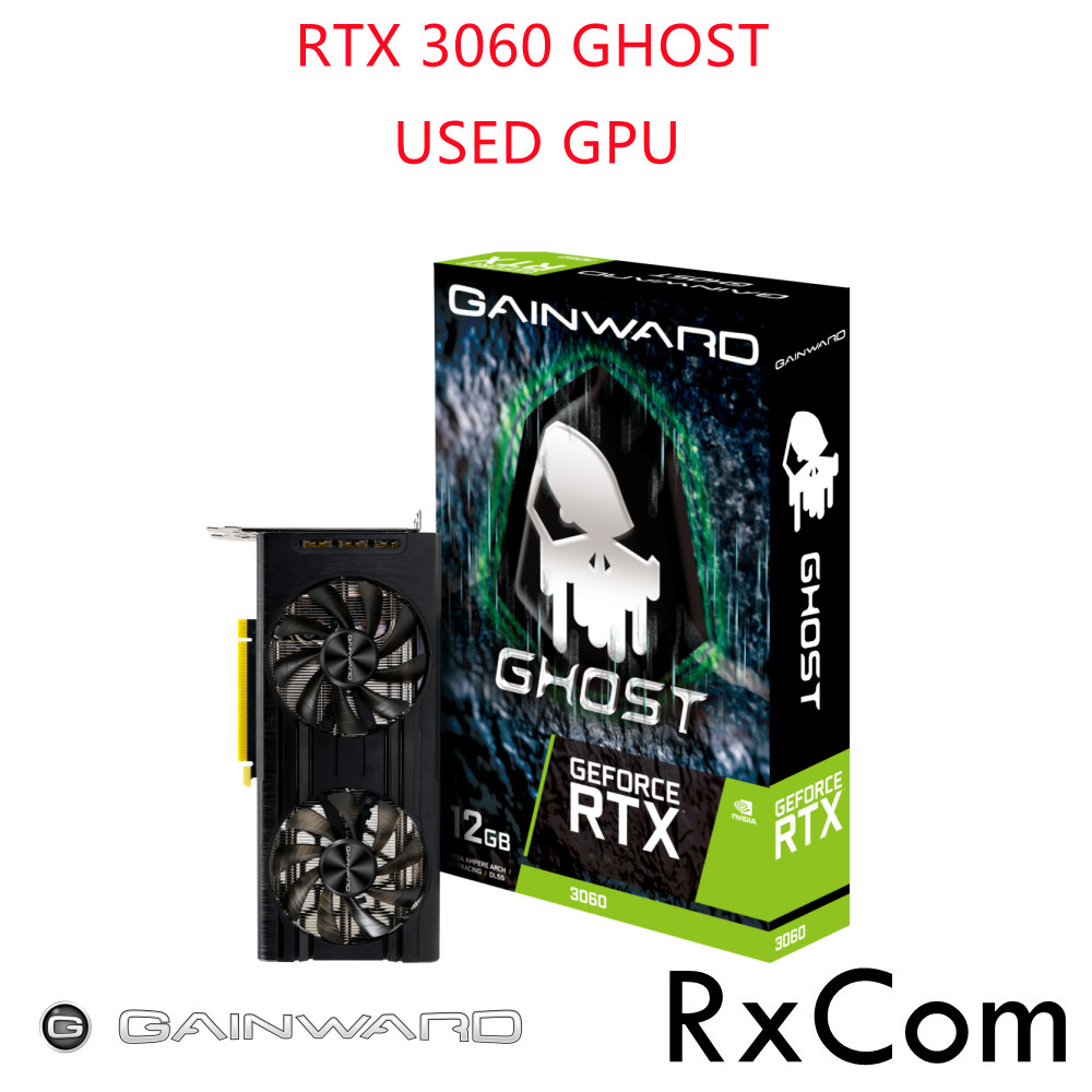 [ USED GPU ] GAINWARD GEFORCE RTX 3060 12G GDDR6 192BIT GHOST GRAPHIC ...