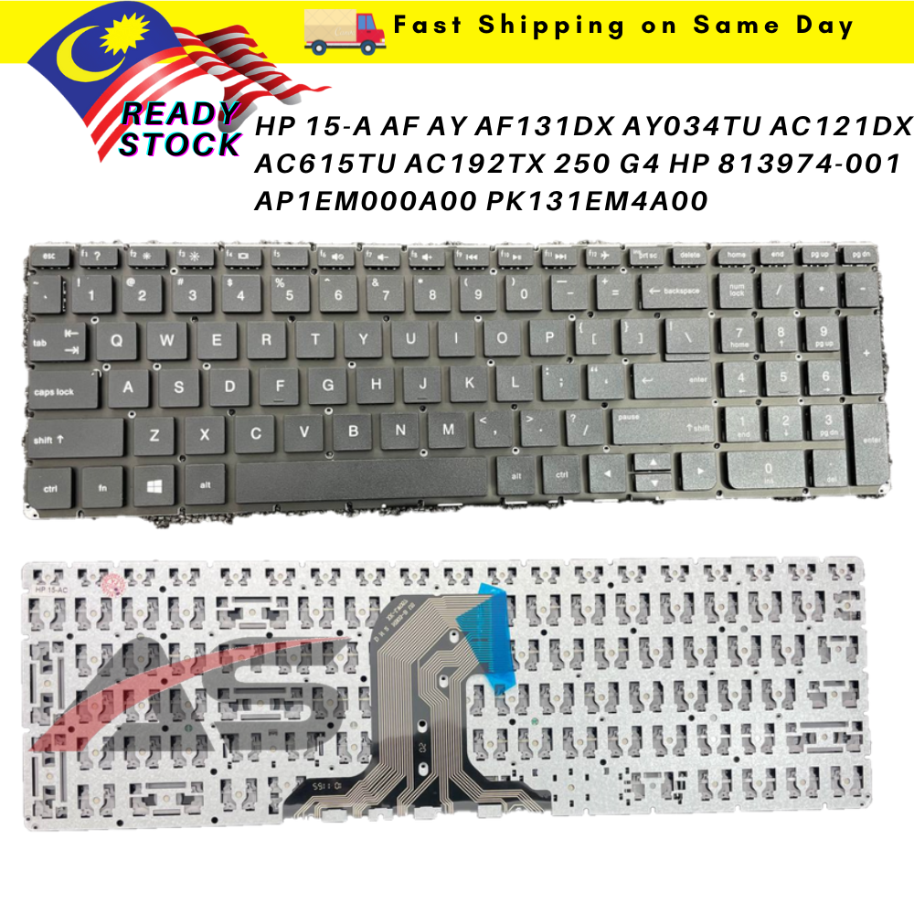 HP 15-ay034tu ay036tu ac126tu af005ax ay035tu TPN-C125 Keyboard ...