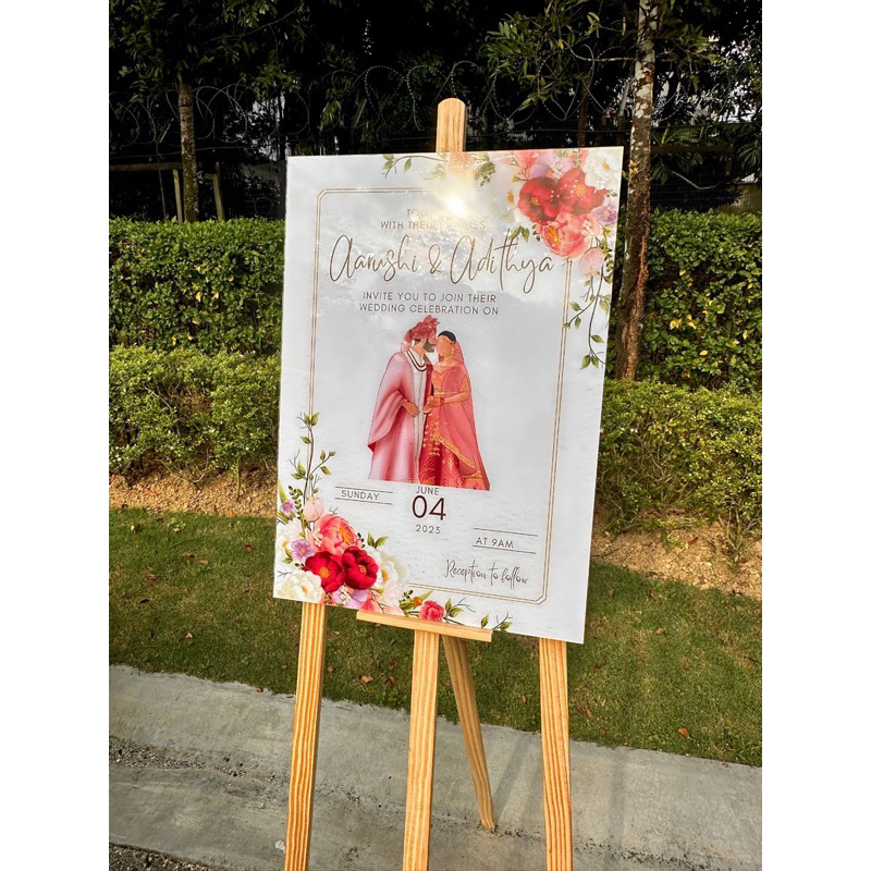 Custom Wedding Signage | Shopee Malaysia