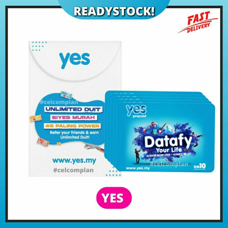 SIM YES PREPAID 5G unlimited data | Shopee Malaysia