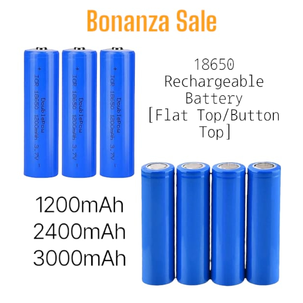 Rechargeable 18650 Lithium Ion 3.7V Battery/Bateri Boleh Caj 18650 ...