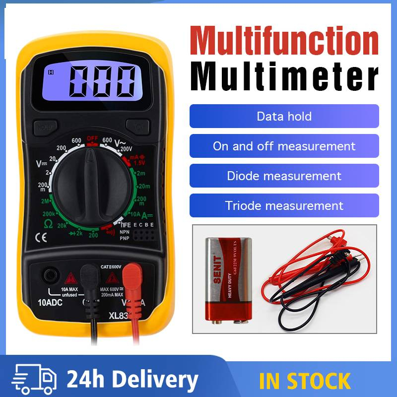 Portable XL830L New Digital Multimeter LCD Voltmeter Voltmeter Ampere ...