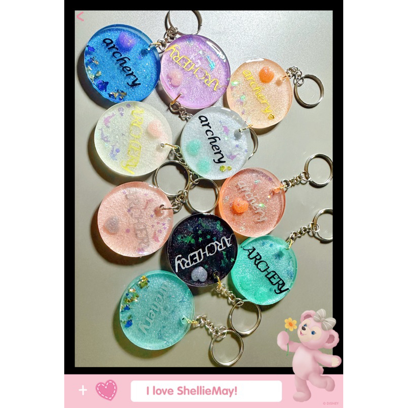 Round Keychains🔑🎁(picture as example) | Shopee Malaysia
