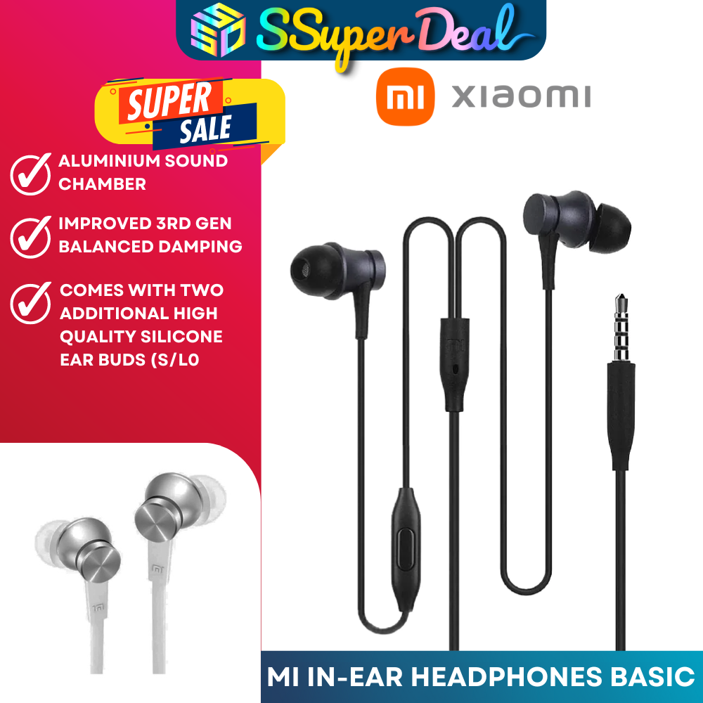 Xiaomi Mi Piston Fresh Edition In Ear Headphones Basic Standard ...