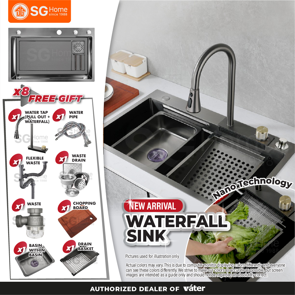 [NEW] Vater 7845 Premium Nano Sink Package Deals Stainless Steel Sinki ...