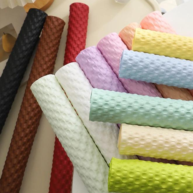 READY STOCK EzWrap.my Puff 3D Embossed Flower Wrapping Paper Pembungkus ...