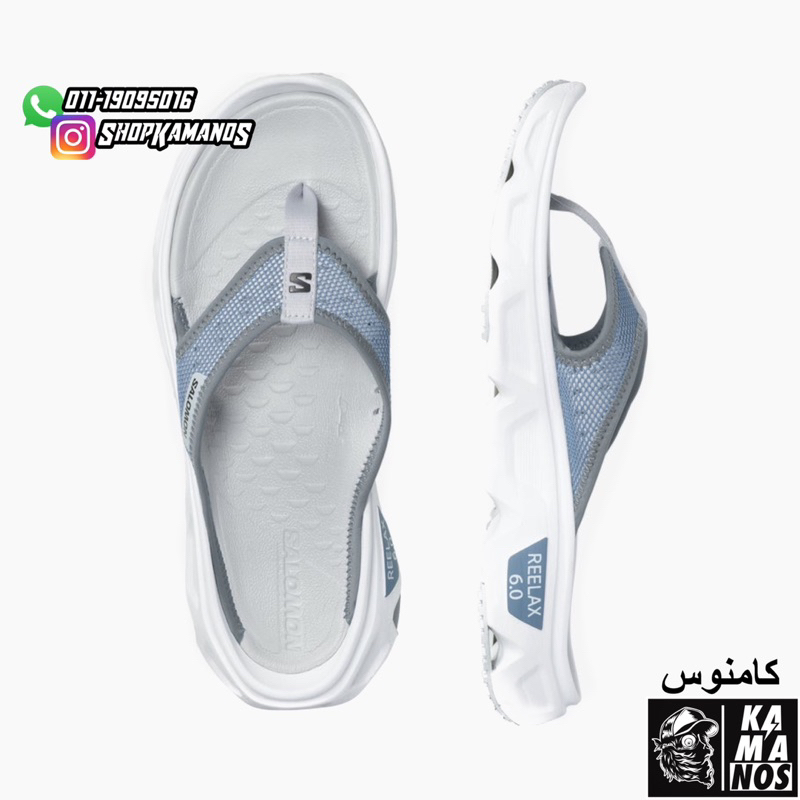 [READY STOCK] SALOMON REELAX BREAK 6.0 / BLUE ASHES / WHITE ORIGINAL ...