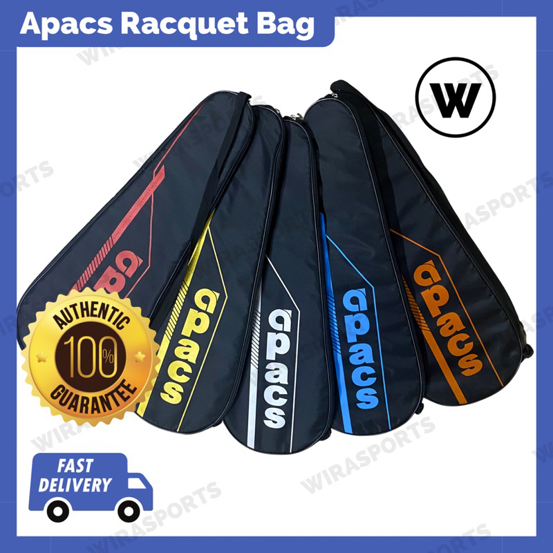 𝙒𝙄𝙍𝘼𝙎𝙋𝙊𝙍𝙏𝙎 Apacs Single Compartment Racquet Bag/Cover S1119-VN【READY ...