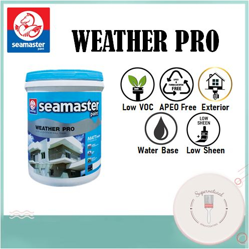 Seamaster Weather Pro 5L Acrylic Exterior Wall Finish | Seamaster Paint ...