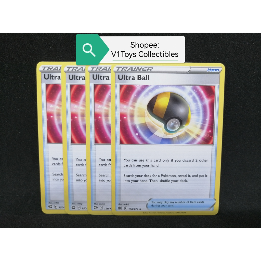 [ReadyStock現貨]PTCG 150/172 Ultra Ball Play Set Uncommon Sword & Shield ...