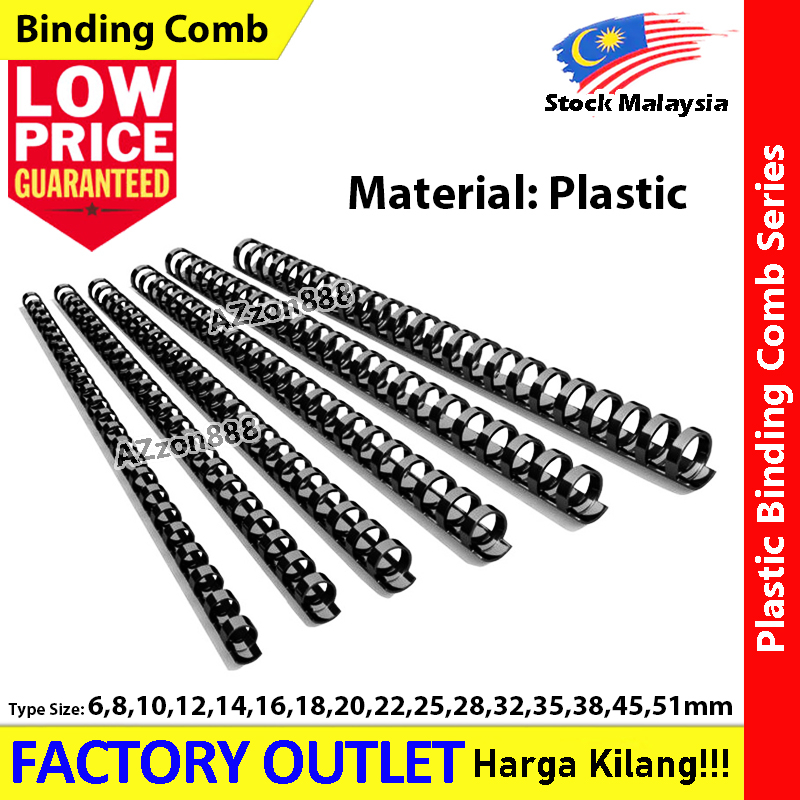 Plastic Binding Comb 21 hole Black Binding Comb #BindingComb | Shopee Malaysia