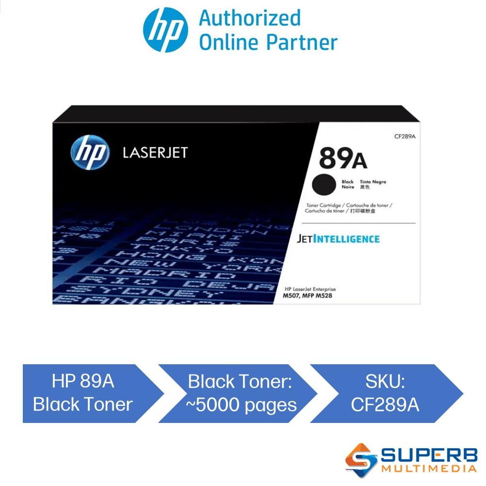 HP CF289A BLACK 89A Original LaserJet Toner Cartridge | Shopee Malaysia