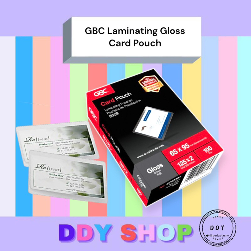 GBC Laminating Gloss Government ID Card Pouch 3740301 | Shopee Malaysia
