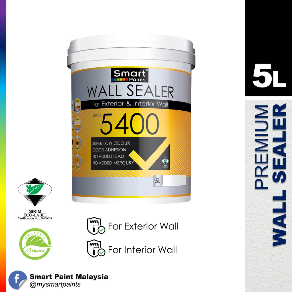 Smart Super 5400 Wall Sealer (5L) | Shopee Malaysia