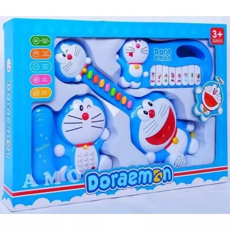 Doraemon Musical Play Set with Electronic organ, Guitar and Music phone ...