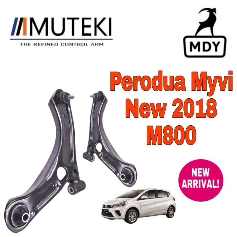 MUTEKI Front Lower Arm Perodua Myvi New M800 2018 - 2023 | Shopee Malaysia