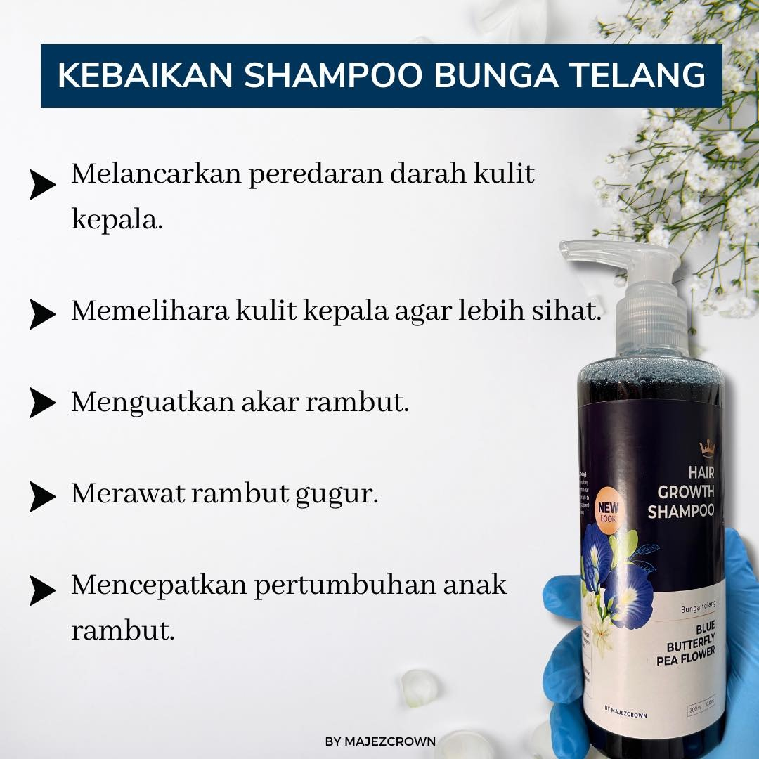 330ml Shampoo Bunga Telang Sabah/Sarawak | Shopee Malaysia