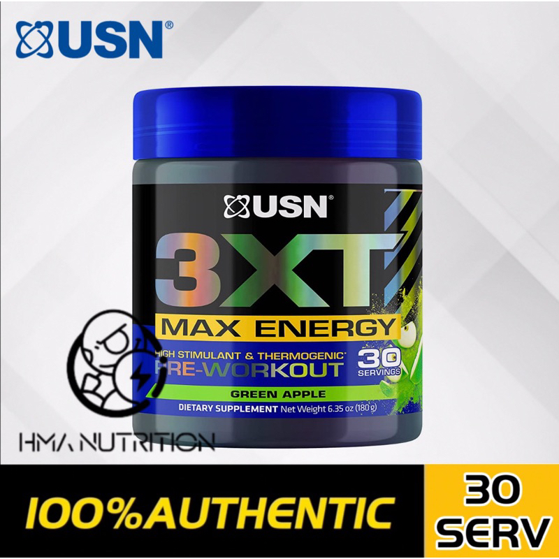 USN 3XT Max Energy Pre-Workout (30 Servings.) | Shopee Malaysia