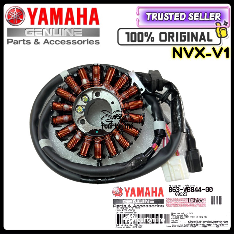 100% ORIGINAL NVX155 V1 FUEL COIL MAGNET COIL STARTOR COIL B63-WB044-00 ...