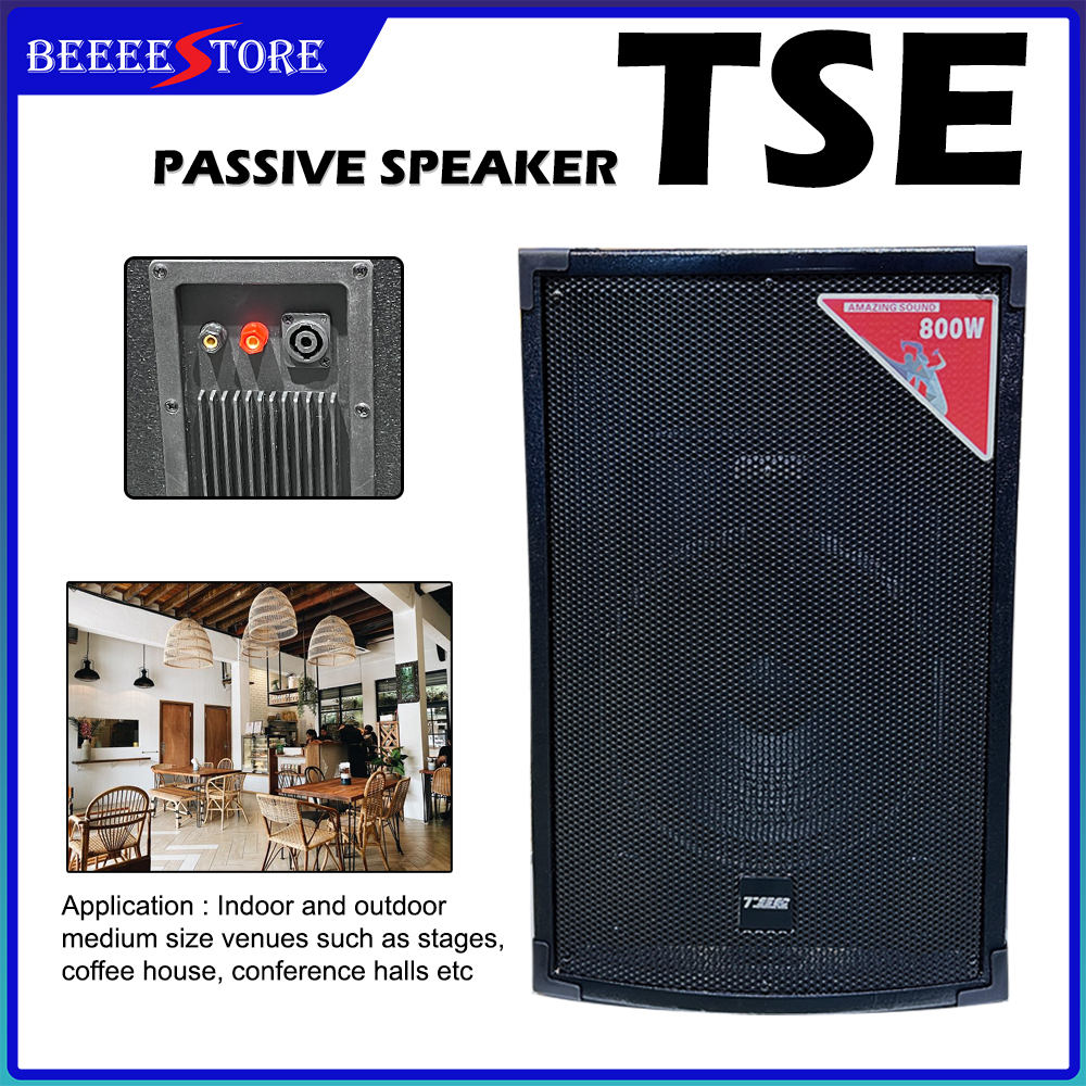 TSE PROFESIONAL SOUND SYSTEM 12" / 15" PASSIVE SPEAKER - 800W / 1500W (PCS) | Shopee Malaysia