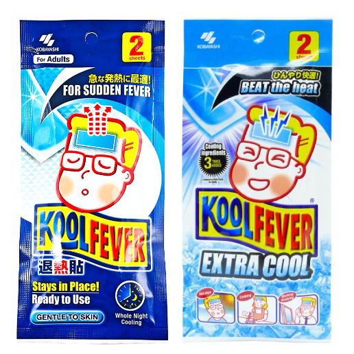 KOOLFEVER For Adult Cooling Gel Sheet [Normal / Extra Cool] 2'S ...