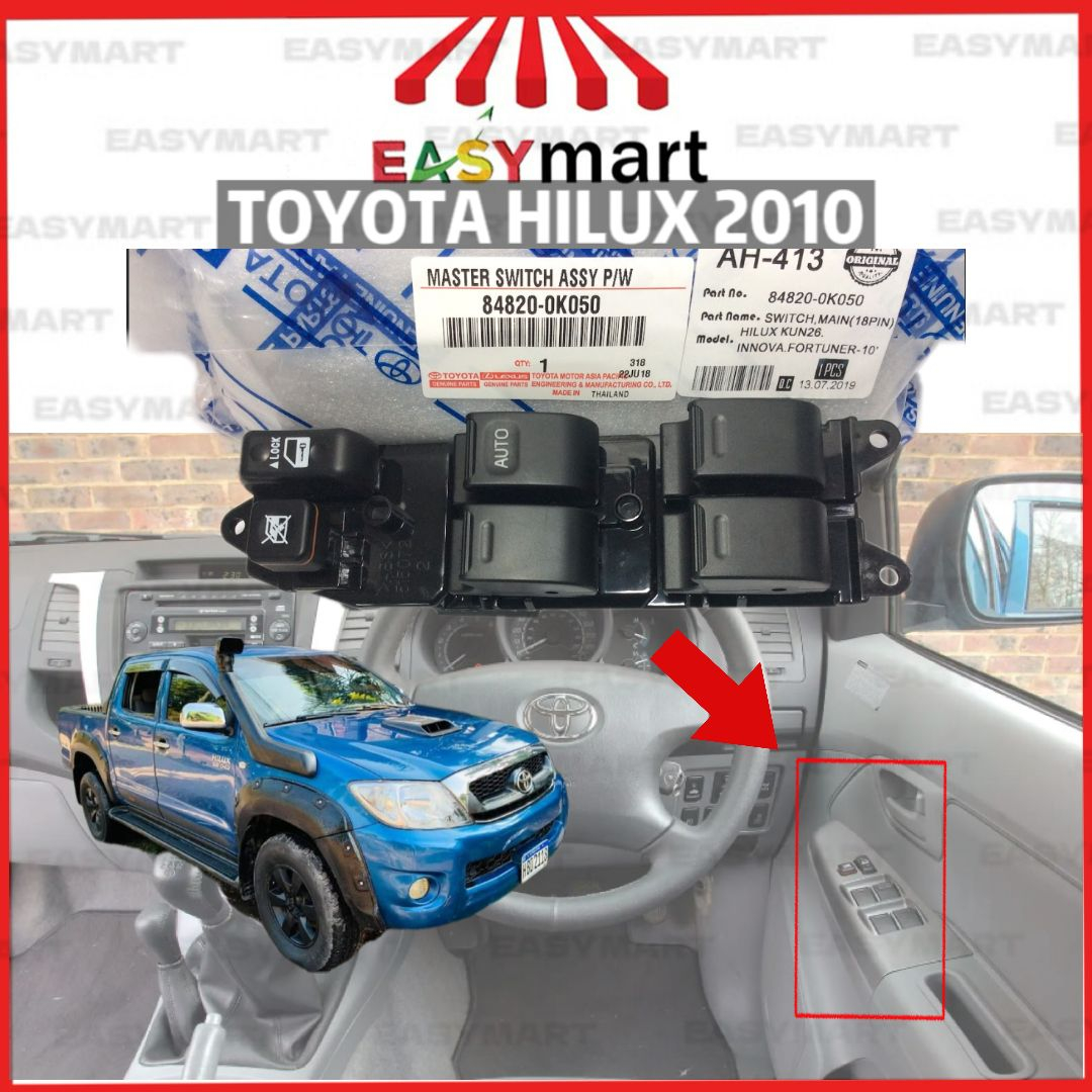 Switch Main MASTER switch Toyota HIlux/Toyota Innova/Toyota Fortuner ...