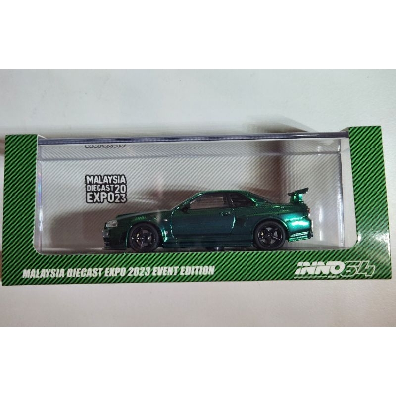 Inno64 Mdx exclusive Nissan GTR R34 Chase car Malaysia Diecast Expo ...