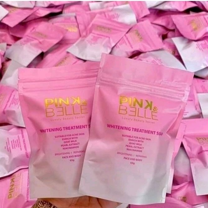 PINK BELLE WHITENING SOAP/ SABUN EMAS PUTIH LIMITED EDITION Original 💯 ...