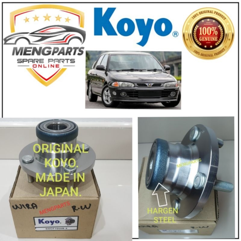 ORIGINAL KOYO PROTON SASTIA ,SASTIA NEO ,PUTRA ,WIRA REAR WHEEL BEARING ...