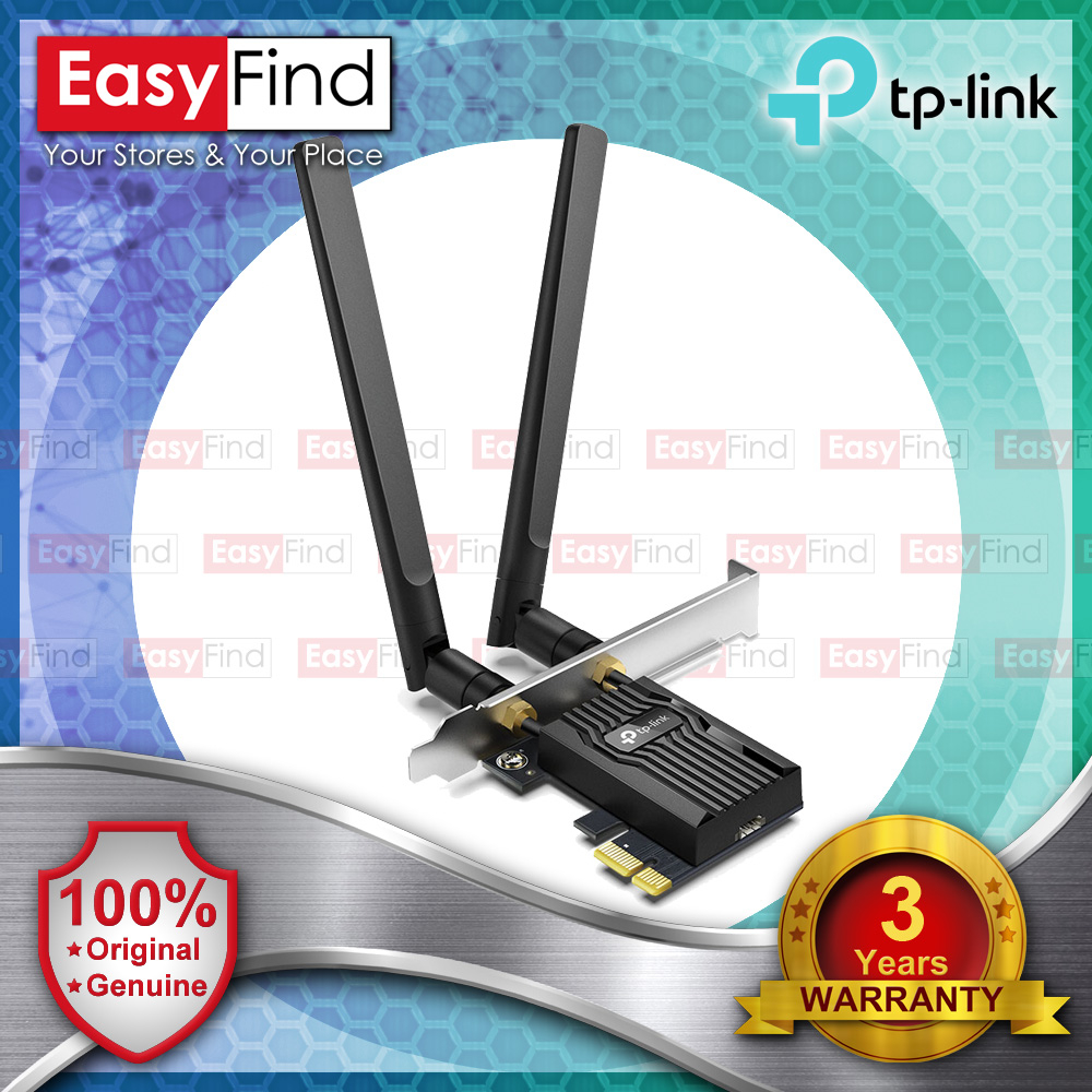 TP-Link Archer TX55E AX3000 WiFi 6 Bluetooth 5.2 PCIe Wireless Adapter ...