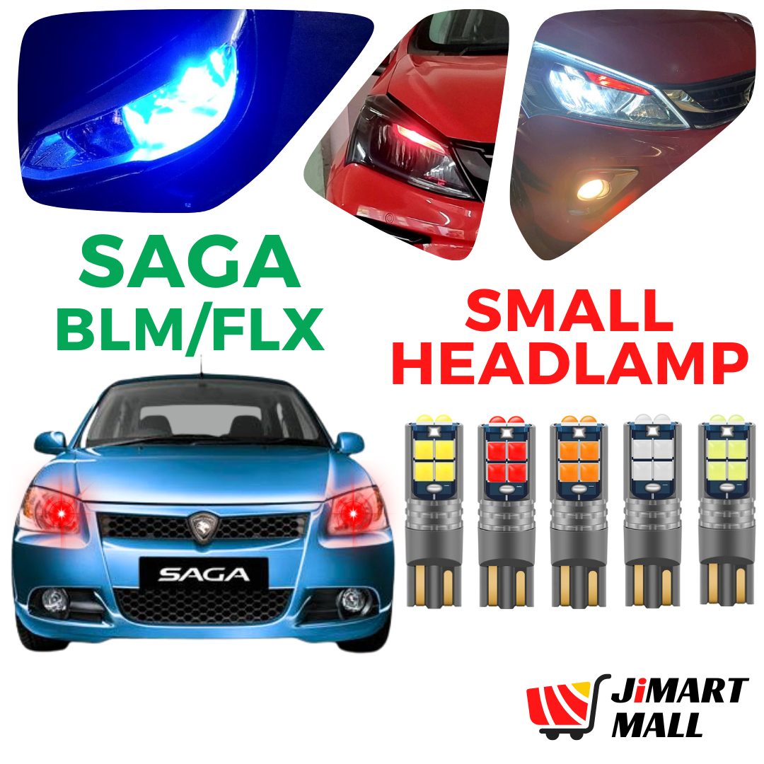 PROTON SAGA BLM FLX SMALL HEADLAMP LED BULB RGB Remote Head Lamp Light ...
