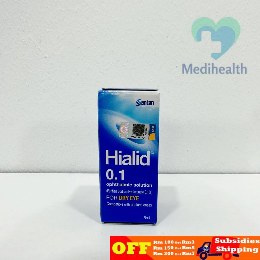 Hialid 0.1 Ophthalmic Solution (5ML) | Shopee Malaysia