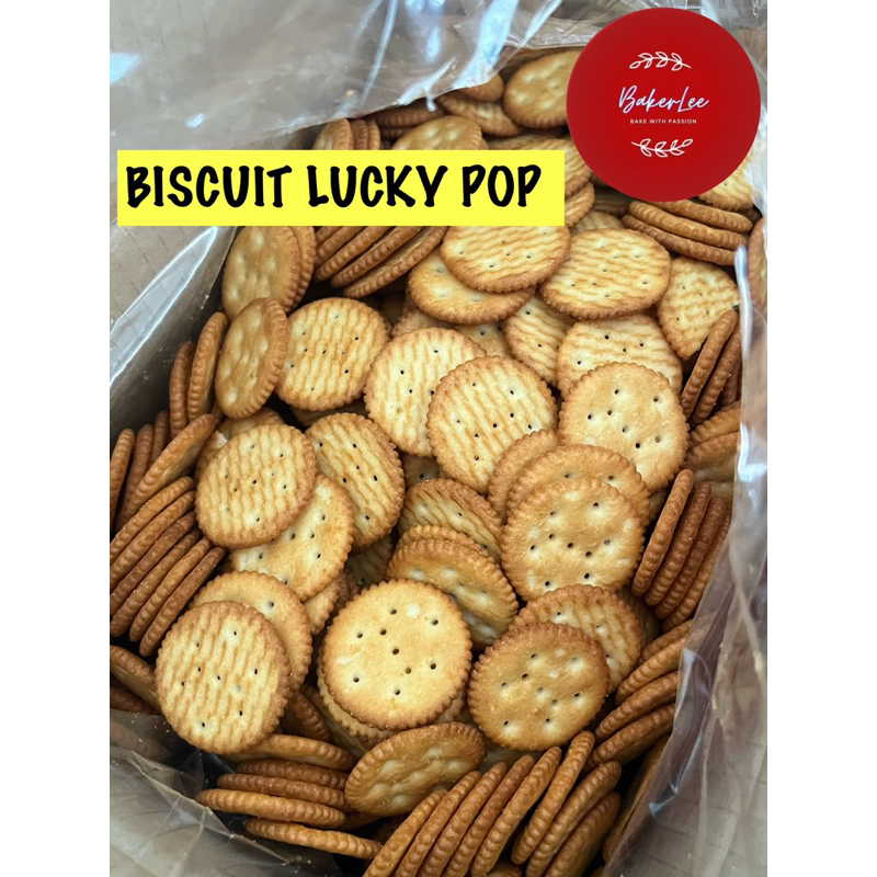 BISKUT LUCKY POP / BISKUT MASIN / CHEESE CRACKER 300G | Shopee Malaysia