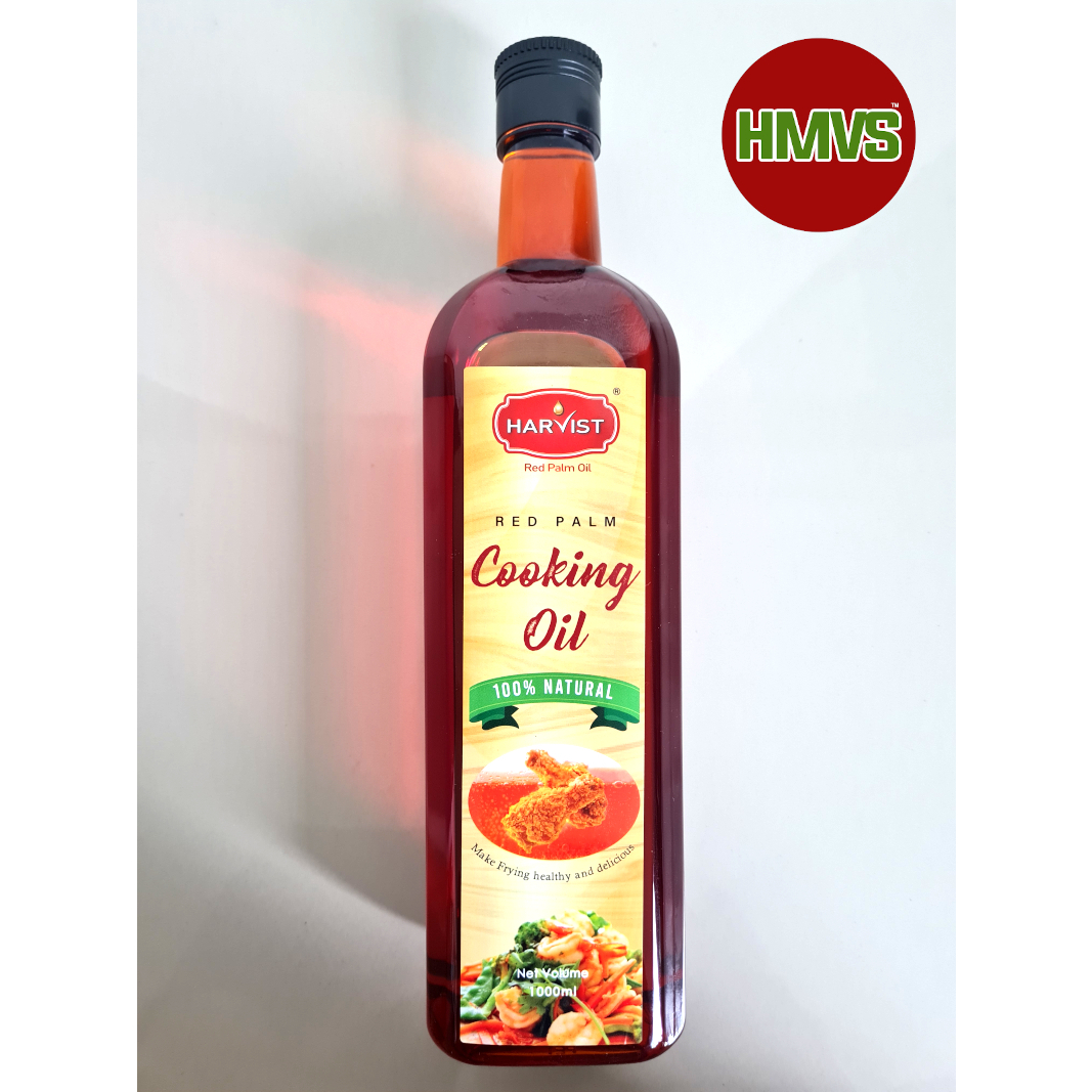 Harvist Red Palm Oil (棕榈油) Cooking Oil 1000ml📣 | Shopee Malaysia