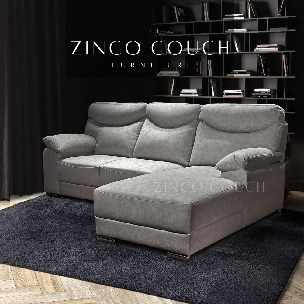 FREE INSTALLATION {DENI SOFA 2+L Shape Sofa }Frame Solid Hard Wood ...