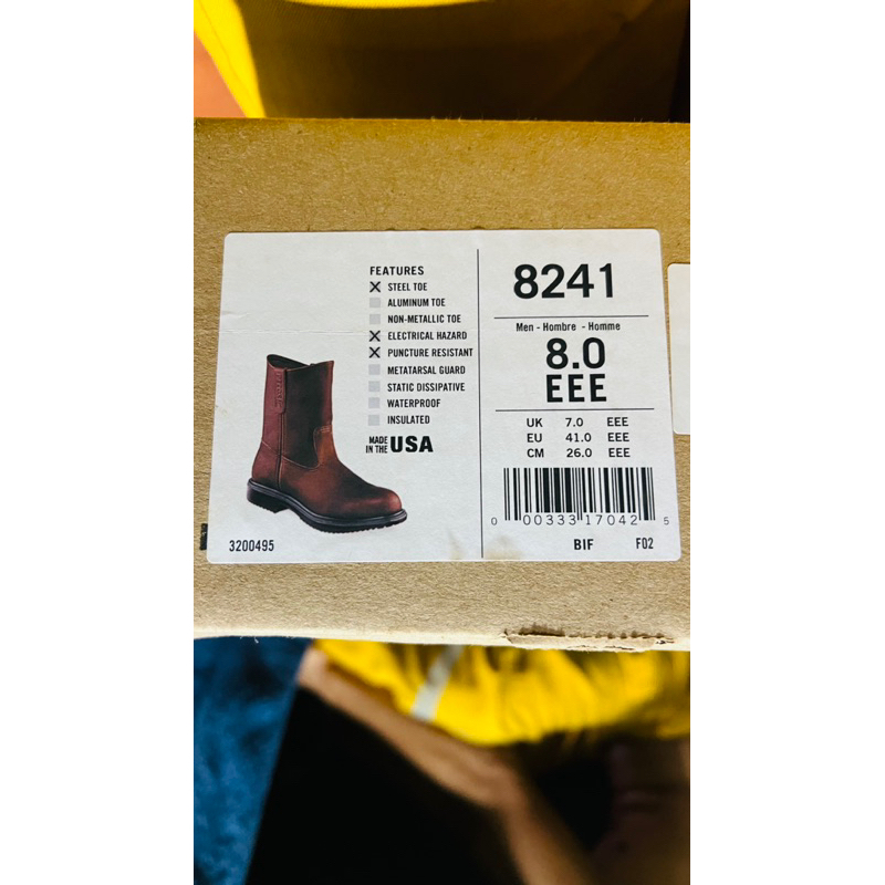 Original Redwing Safety Boots Shoes Pecos 8241 | Shopee Malaysia