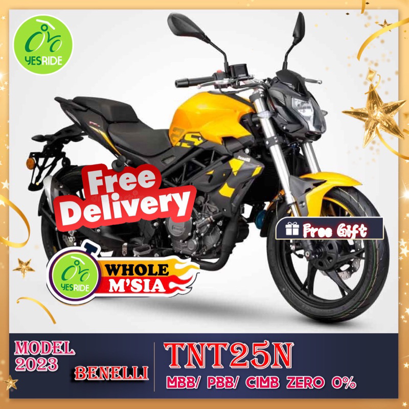 Benelli TNT25N model 2023 | Shopee Malaysia
