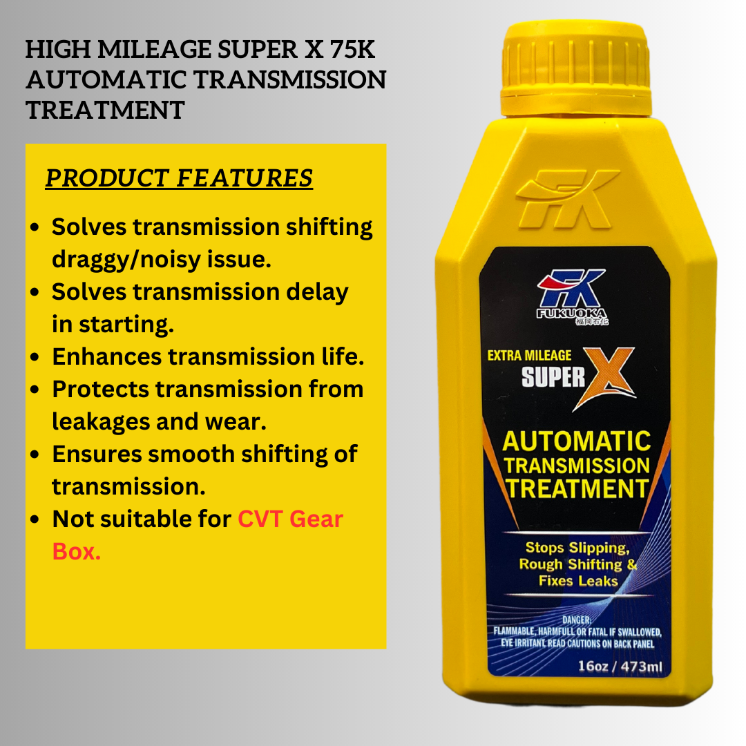 FUKUOKA ATF Automatic Gear Box /Transmission Treatment (YELLOW) 473ML ...