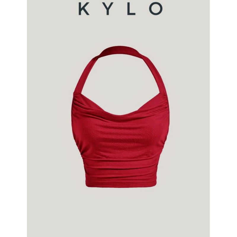 KYLO Minimalist Draped Front Women Sexy Backless Top | Shopee Malaysia