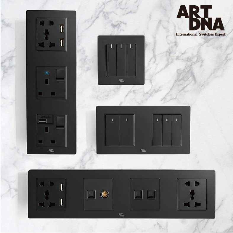 (SIRIM) ART DNA A77 CONJOINED SERIES SWITCHES & SOCKETS | Shopee Malaysia