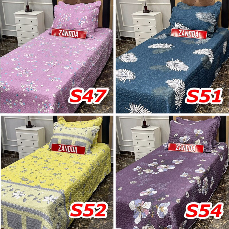 SET CADAR ZANDDA SINGLE (3 in 1) | Shopee Malaysia