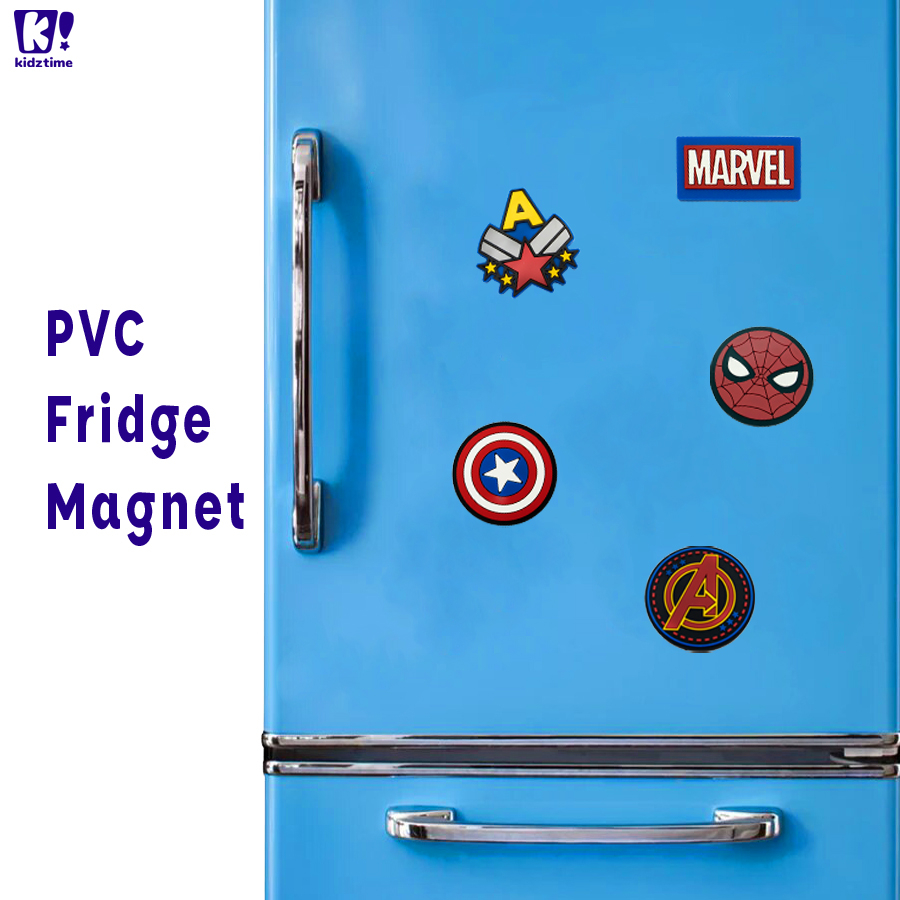 Kidztime x Marvel Avengers Fridge Magnet Refrigerator Logo PVC Board ...